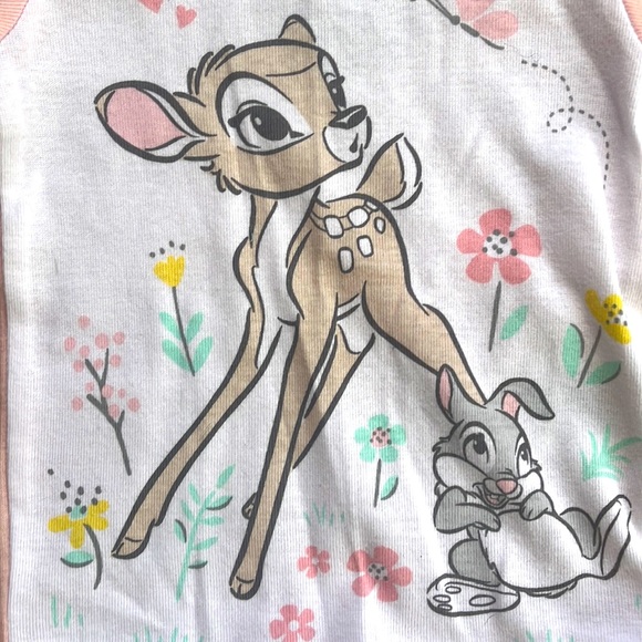 Disney | Pajamas | Disney Bambi Thumper Baby Girls Sleeper Pajama Set ...